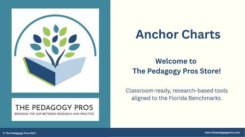 6th Grade Anchor Charts - Florida B.E.S.T. Reading by The Pedagogy Pros