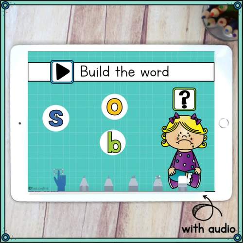 Word Families Short O for Seesaw and Google Slides Distance Learning