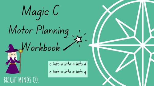 Magic C Workbook Motor Planning/Handwriting by Bright Minds Co | TPT
