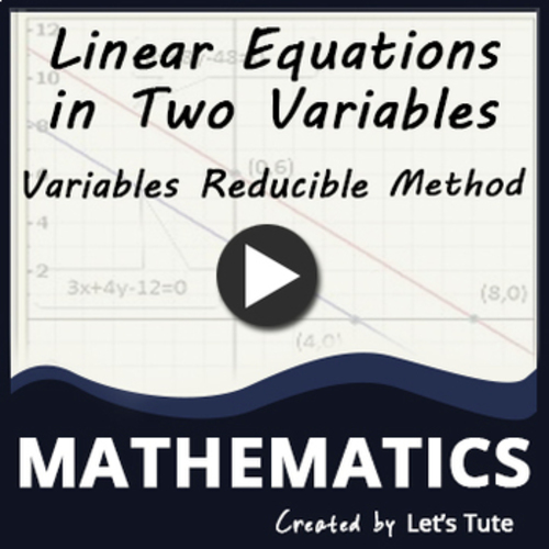 Math Variables Reducible Method Problem Solving Linear Equations