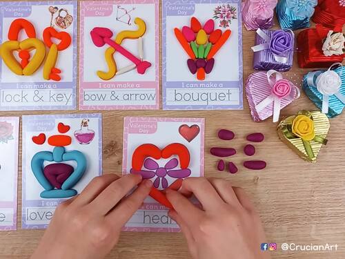 Valentine’s Day Playdough Mats: Fine Motor & Word Tracing Printable ...
