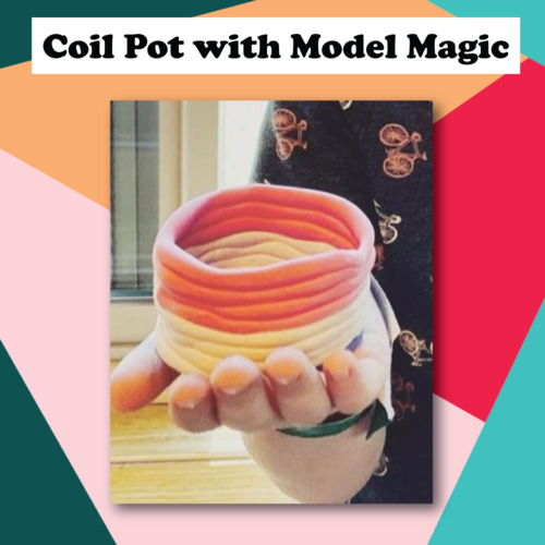 Ancient Art Lesson: Coil Pot with Model Magic by Meg's Art School