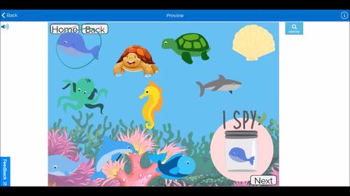 I Spy: Under the Sea Boom Cards™ by Mau SLP | TPT