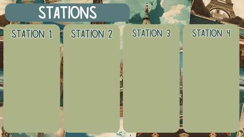 Travel Morning Meeting Slide Templates l Travel Decor l Travel Theme