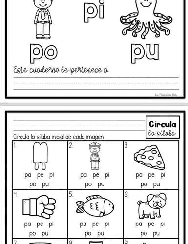 Silabas con P pa pe pi po pu by La Maestra Pati Bilingue | TPT