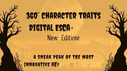 Halloween Escape Room - Haunted House - Digital Escape Room - Character ...