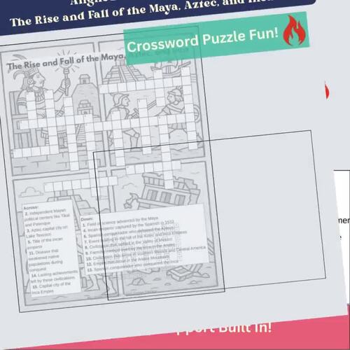 HSS 7.7.3 Puzzle Pack — The Rise and Fall of the Maya, Aztec, and Inca