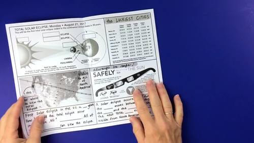 FREE! Science Doodle - Solar Eclipse Foldable FREE! by Science and Math ...