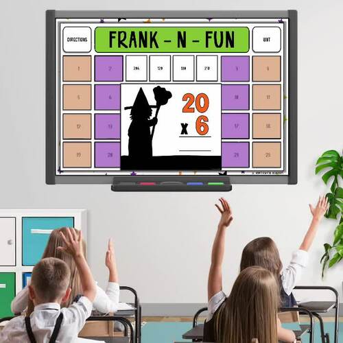Halloween Multiplication Activity Digital Game & Task Cards ...