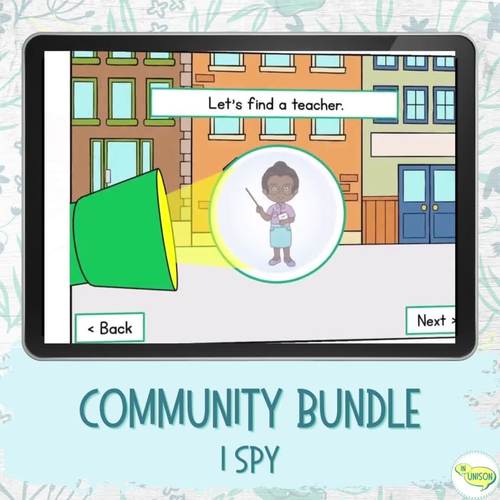I Spy Community Helpers Vocabulary Boom Cards™ Bundle | TPT