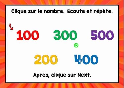 French Numbers 100-1000, Boom Cards, Les Nombres 100-1000, Task Cards