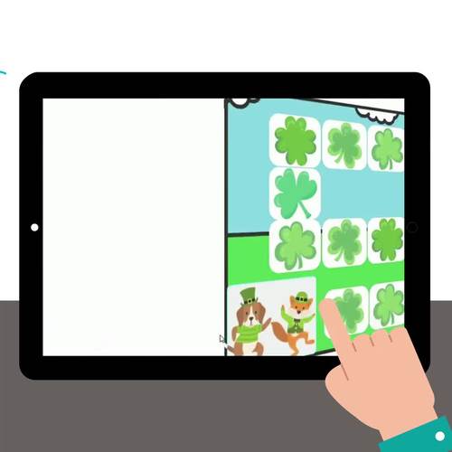 St Patricks Day Movement Cards Board Games BOOM CARDS Distance Learning