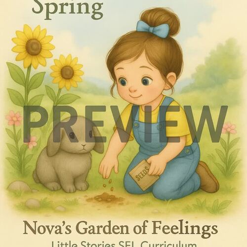 Nova’s Garden of Feelings | Preschool SEL Curriculum Spring Unit (1 Month)