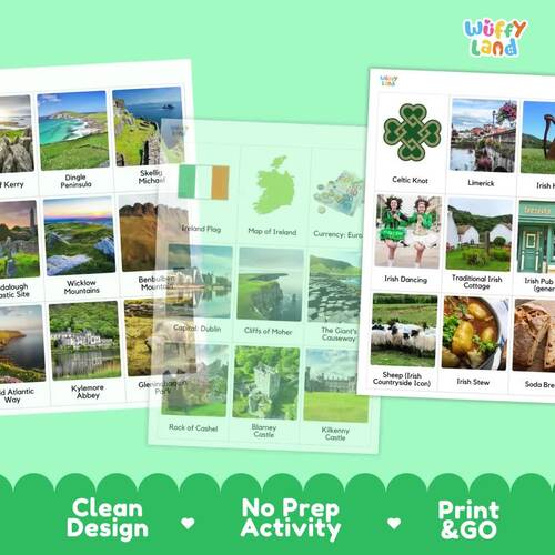 Ireland Flashcards | Irish Landmarks, Culture, Geography, Food & Symbols