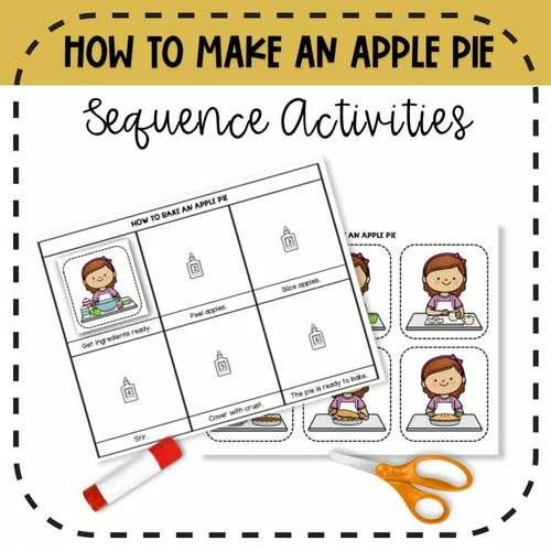 How to Make An Apple Pie Sequencing Activities | Sequence Cards ...