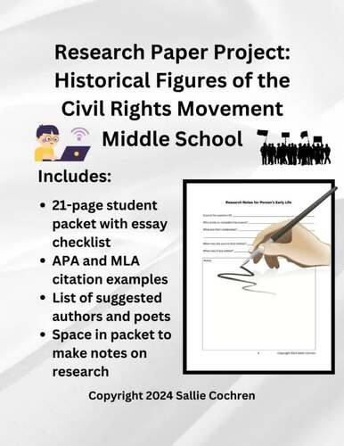 Research Paper Project: Historical Figures of the Civil Rights Movement ...
