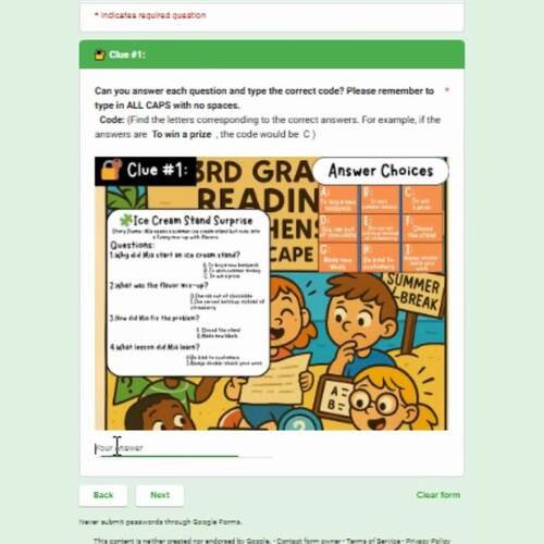3rd Grade Reading Comprehension Escape Room | End of Year Summer Review