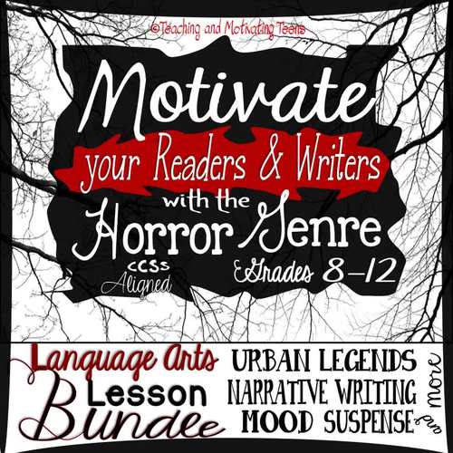 Horror Mini Lessons | ELA Reading & Creative Writing | TPT