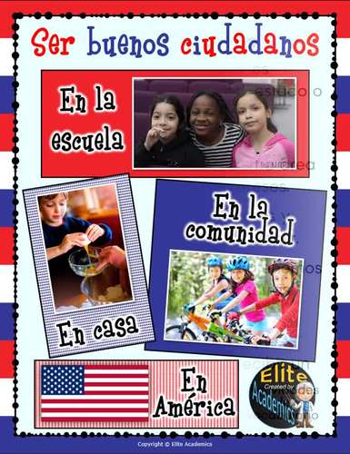 Good Citizens, Back to School SPANISH-Buenos Ciudadanos Actividades y ...