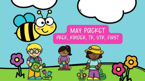 May Morning Work Packet Spring PreK Kindergarten First Grade May ...