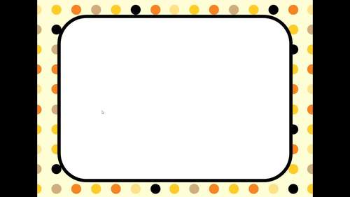 Boom Card Templates and Frames in Halloween Colors Set 1 by Sheila ...