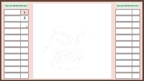 Mystery Digital EDITABLE LOW PREP - Baby Alien PIXEL ART Reveal Template