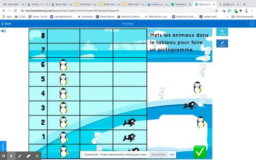 Polar Practice: Graphs Boom Deck (French Version) by ImmersionVersion