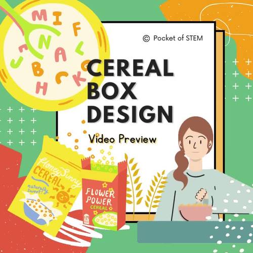 STEM: Design and Build a Cereal Box! | Templates and Instructions included!