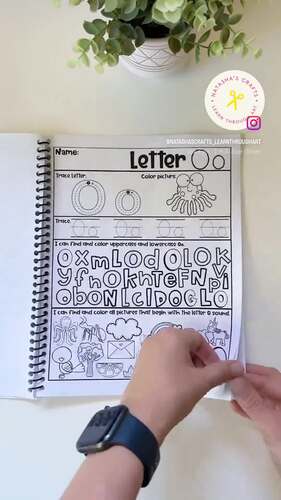 Letters of the Alphabet Worksheets Kindergarten Back to School Packet ...