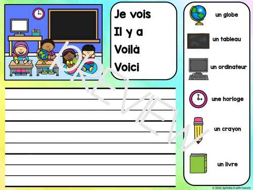 French Writing Activities Bundle | Les activités d'écriture | TPT