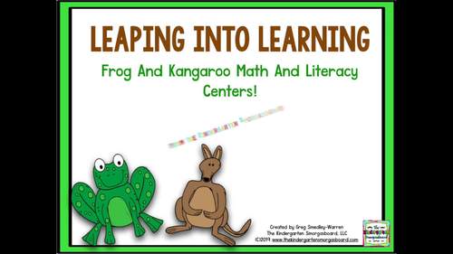 Leaping Into Learning - Leap Day Centers by Kindergarten Smorgasboard