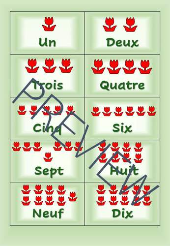 Master French Numbers - Flashcards and Posters: From 1 to 20 and in 10s ...