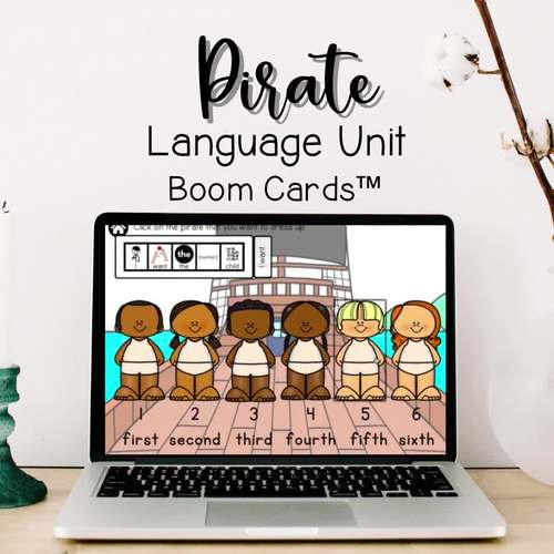 Pirate Speech and Language Activities No Prep Boom Cards™ by Speak and ...