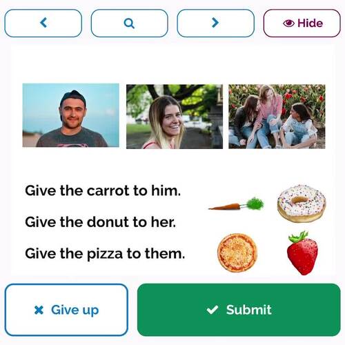 Pronouns Him Her Them Third Person Objective Pronouns BOOM CARDS™ by ...