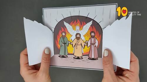 Shadrach Meshach and Abednego in the Fiery Furnace Craft | TPT