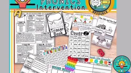 First Grade Phonics Lesson Plans for Intervention - Level 1 Unit 5 - am ...