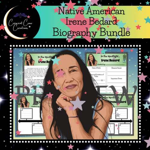 Irene Bedard Native American Heritage Month Biography Bundle | TPT