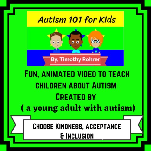 Autism Awareness Educational Video ( SEL learning tool) | TPT