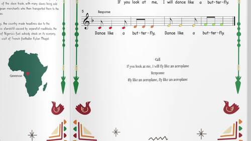 Dance Like a Butterfly - Cameroon Folk Song | Call & Response | Sheet Music