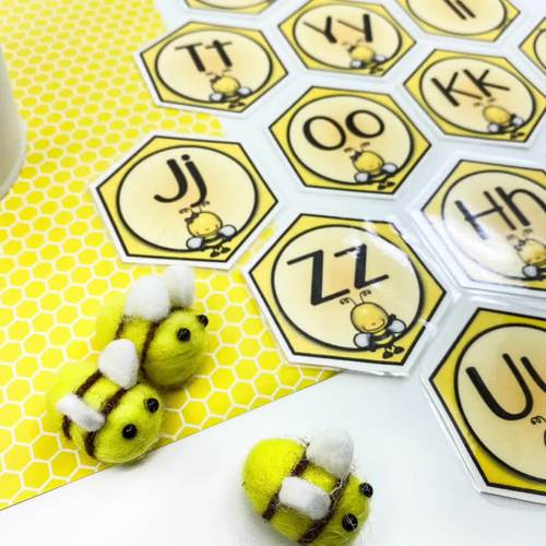 Bee Boom Letter Identification Alphabet Game or Center Activity by ...