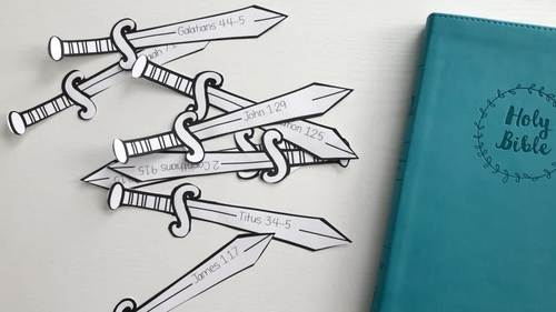 Sword Drills about Gratitude + Thanksgiving // Printable Bible Verse Game