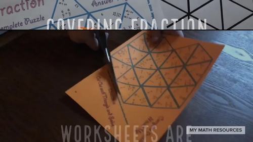 Fraction Operations and Simplifying Fractions Puzzle - Fun Math Activity