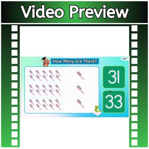 Count and Pick: How Many are There? (Numbers 31-40) Digital Resources