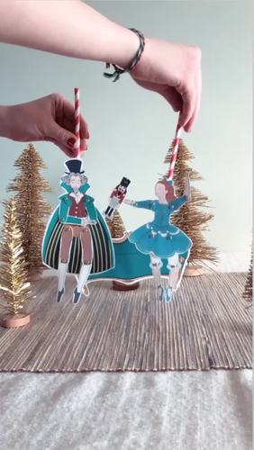 Nutcracker Ballet Printable Puppets Puppet Set -Color Your Own ...