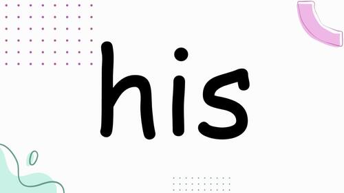 Interactive Sight Word Slide Show: Multisensory Learning Activities K,1,2