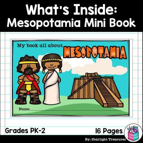 Mesopotamia Mini Book for Early Readers - Ancient Mesopotamia Activity ...