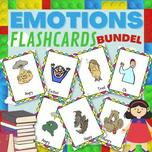 EMOTIONS FLASHCARDS Bundel -Memory Game - Vocabulary by New class teacher