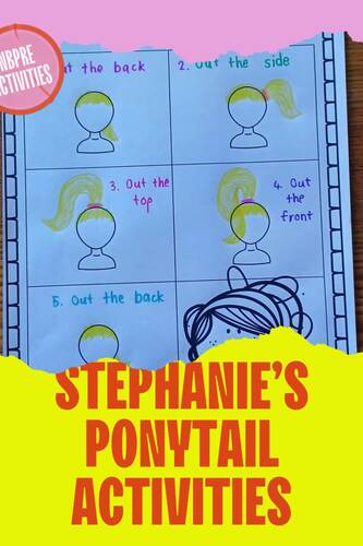 Stephanie's Ponytail Activities by Nomadic Bee | TPT