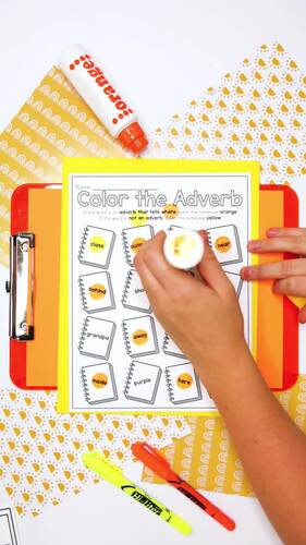 Adverbs Centers | Printables, Posters, Hands-On Activities for Adverbs