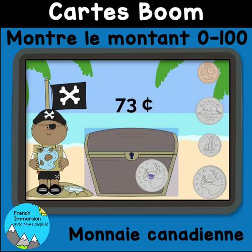 Monnaie: Montre le montant 0 à 100 avec Boom (show the amount in CAD money)